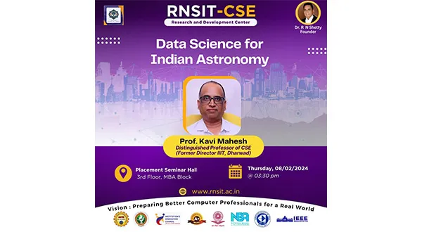 Heading Data Science for Indian Astronomy - RNSIT