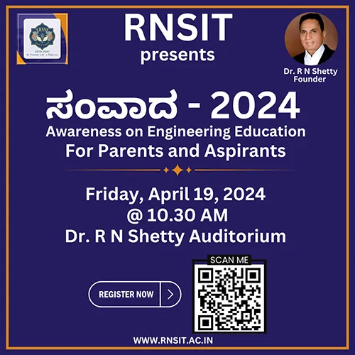Awareness on Engineering Education For Parents and Aspirants - RNSIT